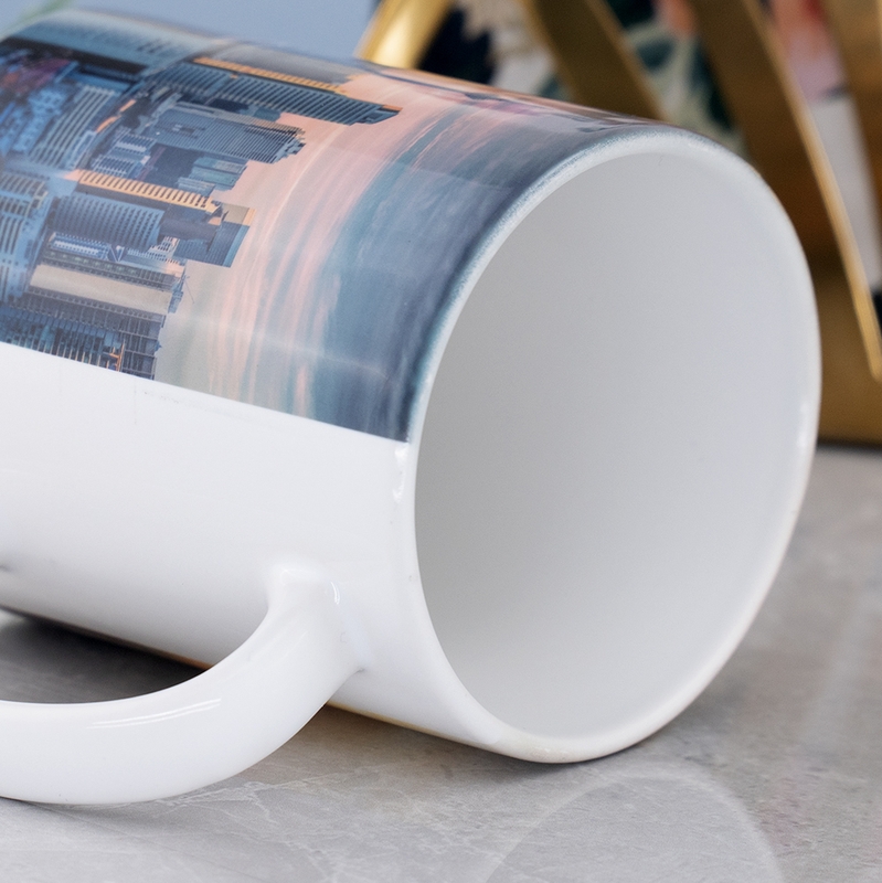 Custom 11 oz White Coffee Mug In Bulk with Photo | VivoPrint