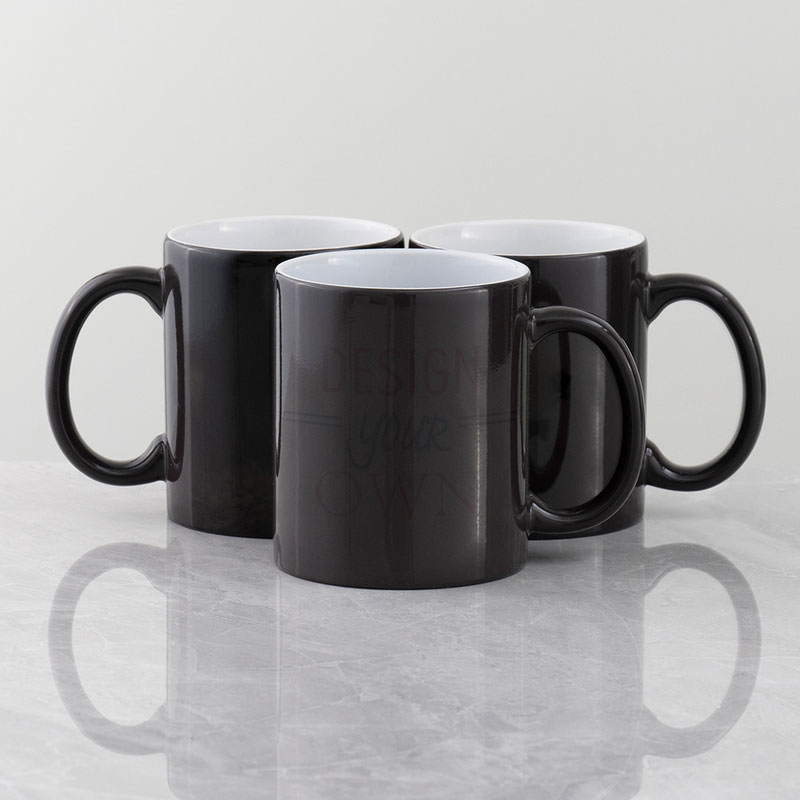 Personalized Black 15 oz Color Changing Magic Mug | Vivoprint