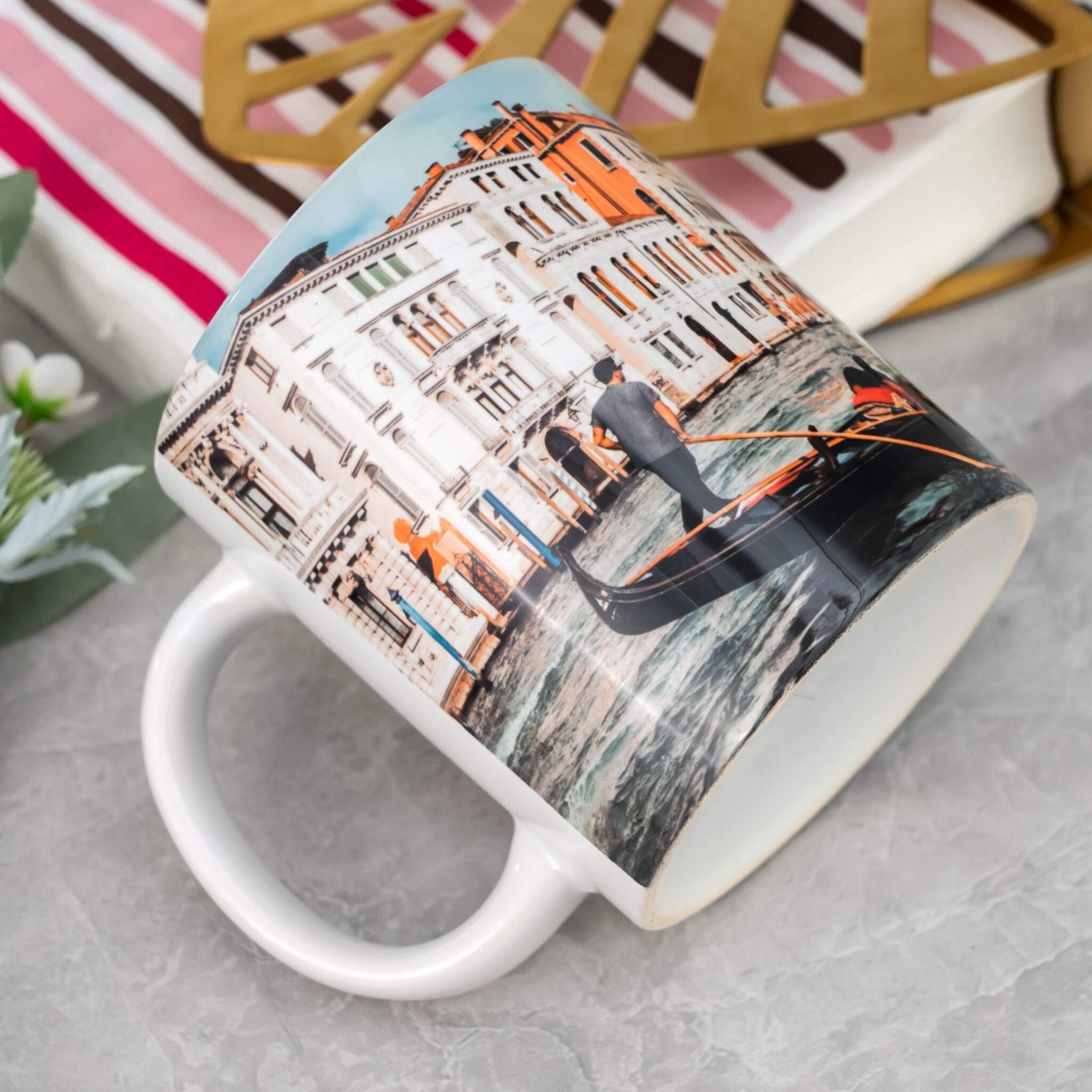 20 oz Custom White Jumbo Coffee Mug | Personalized Large Coffee Mug ...