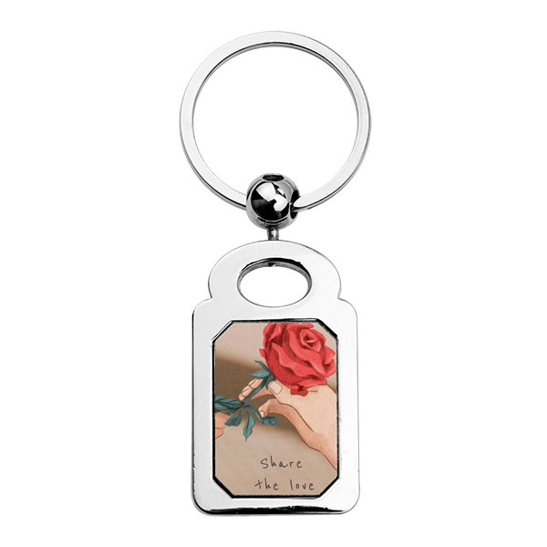 Custom Rectangle Key Chain | Personalized Rectangle Key Chain | Vivoprint