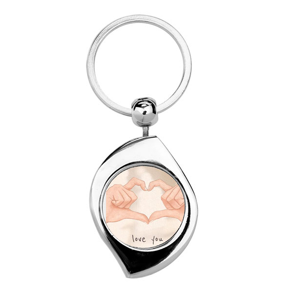 Custom Swirl Keychain | Personalized Swirl Keychain | Vivoprint