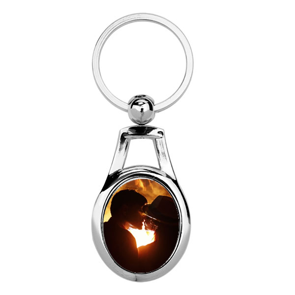 Custom Oval Key Chain | Personalized Oval Key Chain | Vivoprint