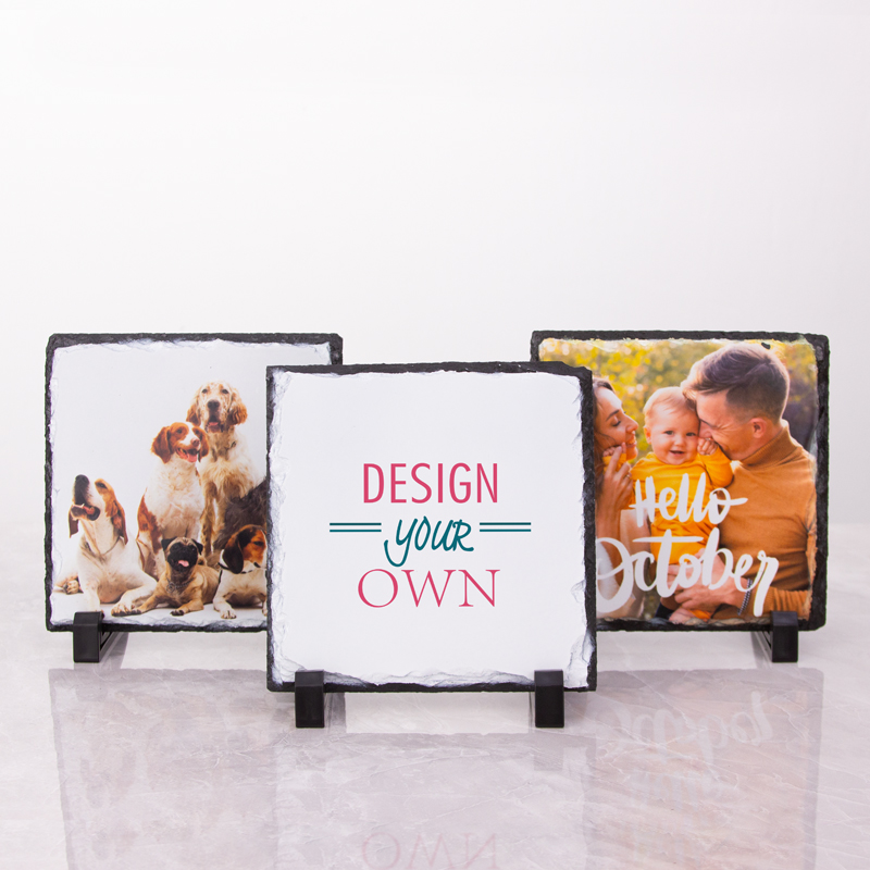 Custom Photo Rectangle Slate | Personalized Photo Slate Small| Vivoprint