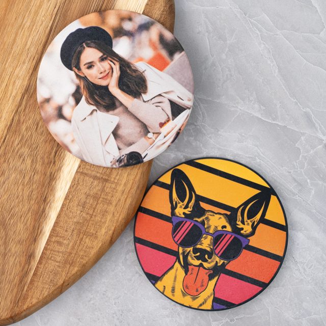 Custom Sandstone Coaster | Personalized Sandstone Coaster | Vivoprint