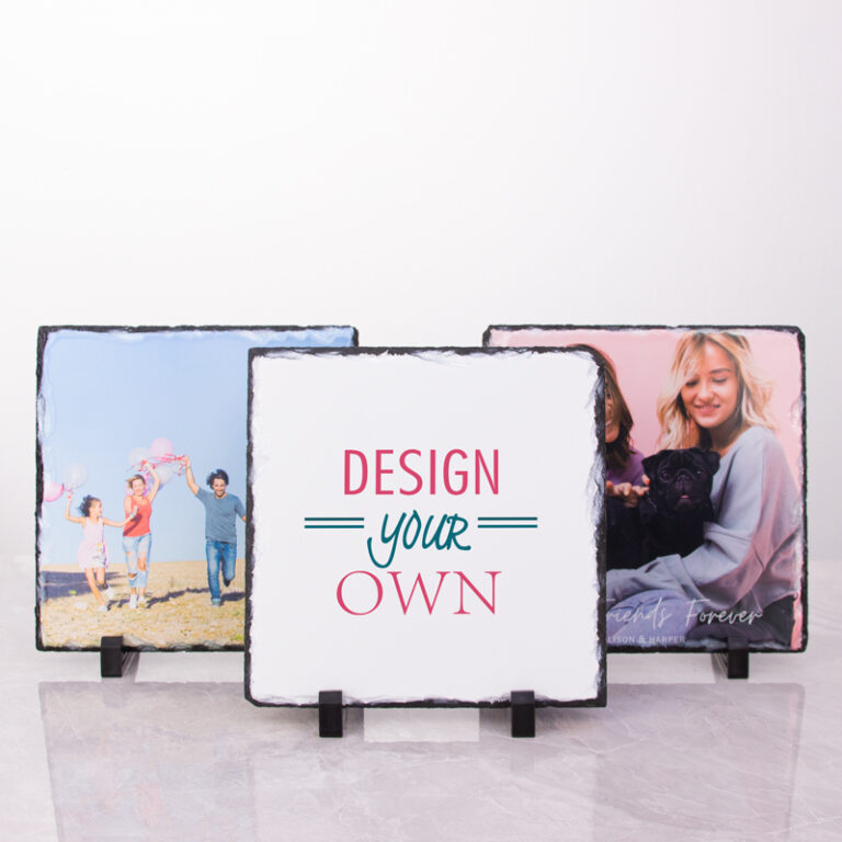Custom Photo Square Slate | Personalized Photo Slate Medium | Vivoprint