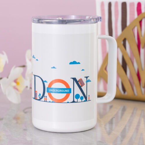 Custom 20 oz Stainless Steel Mug | Personalized Photo Mug | Vivoprint