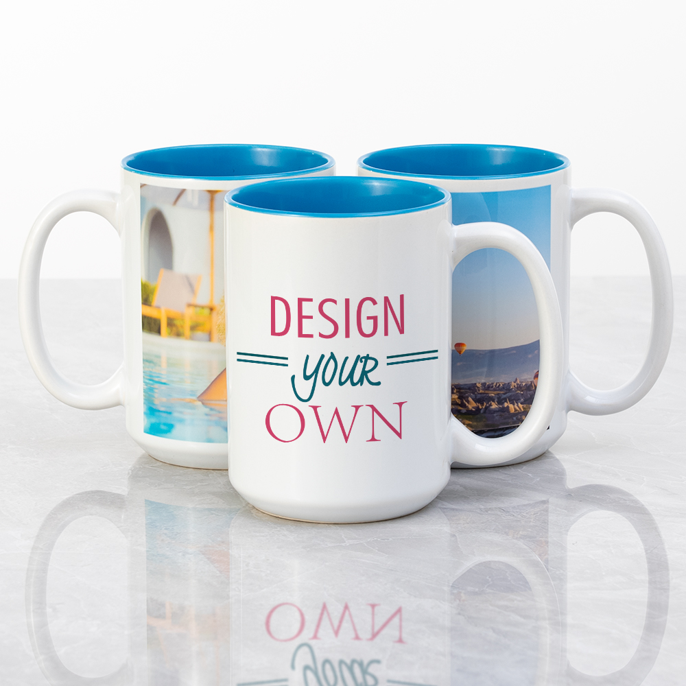 15 oz Custom Inner Color Mug | Personalized Inner Color Mug | Vivoprint