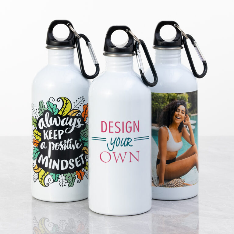 Custom 20 oz Stainless Steel Bottle | Personalized Photo Bottle | Vivoprint