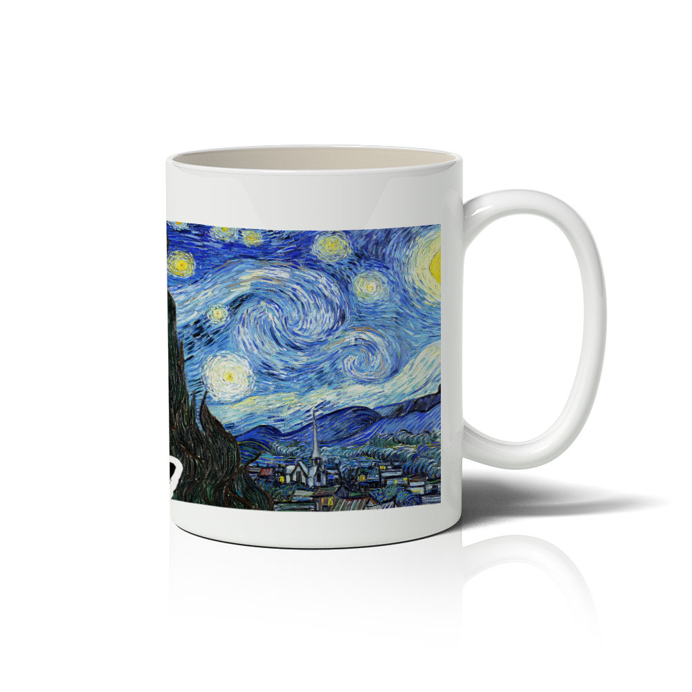 Unique Coffee Mugs with creative designs, quotes and iconic artworks