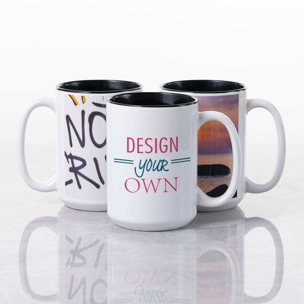 15 oz Custom Inner Color Mug | Personalized Inner Color Mug | Vivoprint