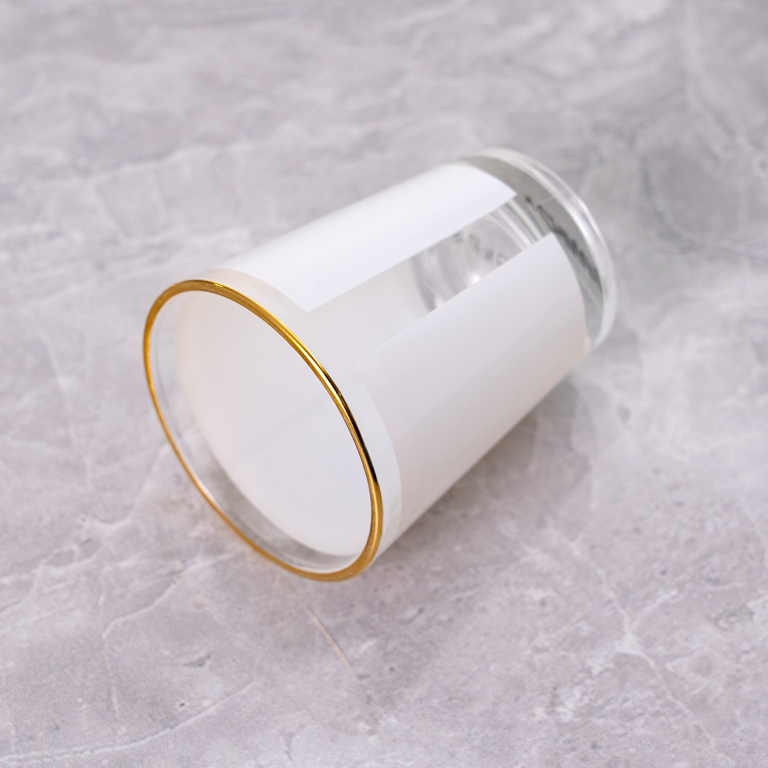 1.5 oz Custom Gold Rimmed Shot Glass | Personalized Shot Glass | Vivoprint