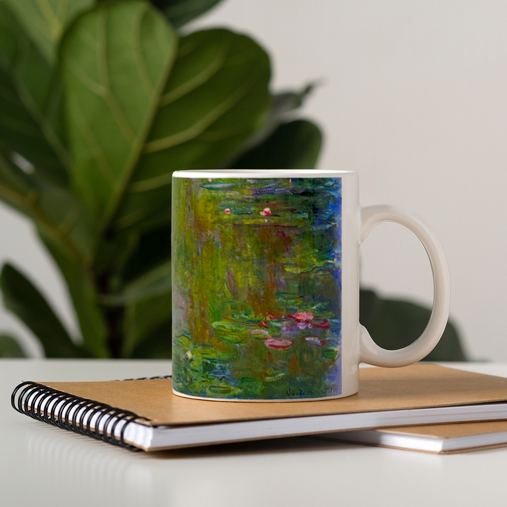 11 oz Water Lily Pond Mug | Claude Monet Water Lily Pond Mug | art ...
