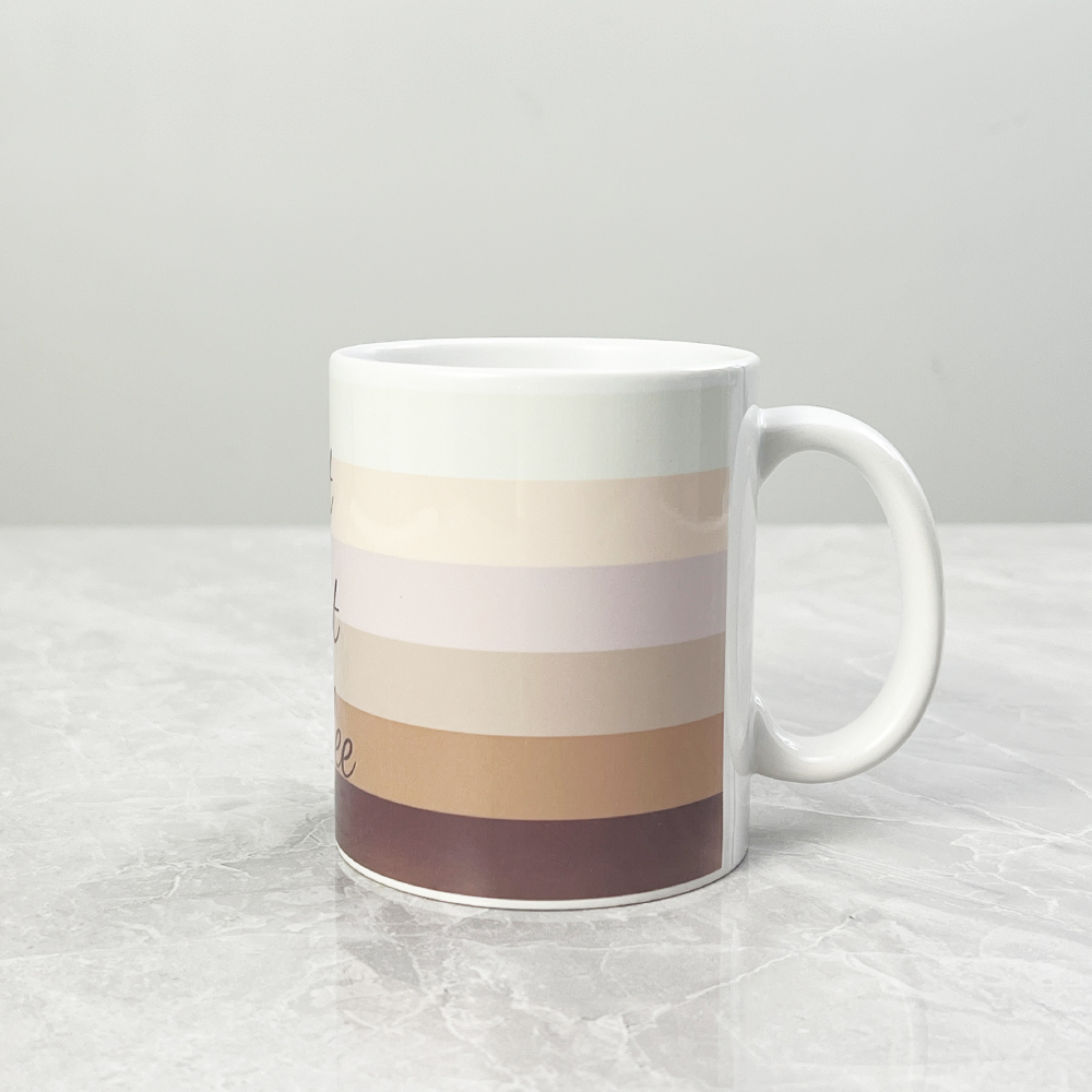 Kckstart Your Day with Style: 11 oz "But First Coffee" Ombre Mug