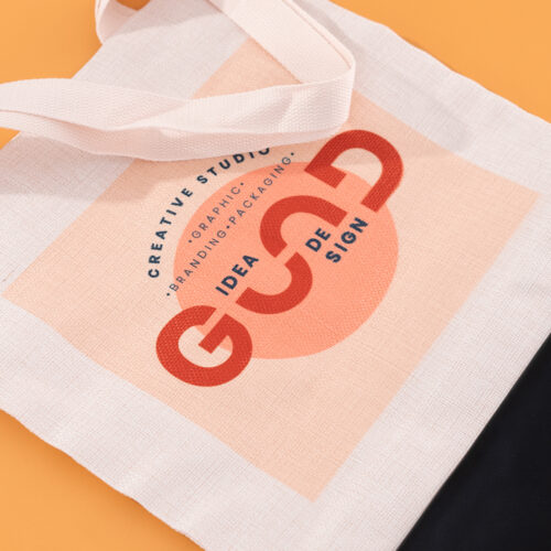 Design Your Own Linen Tote Bag - Promotional Bulk Logo Tote Bag