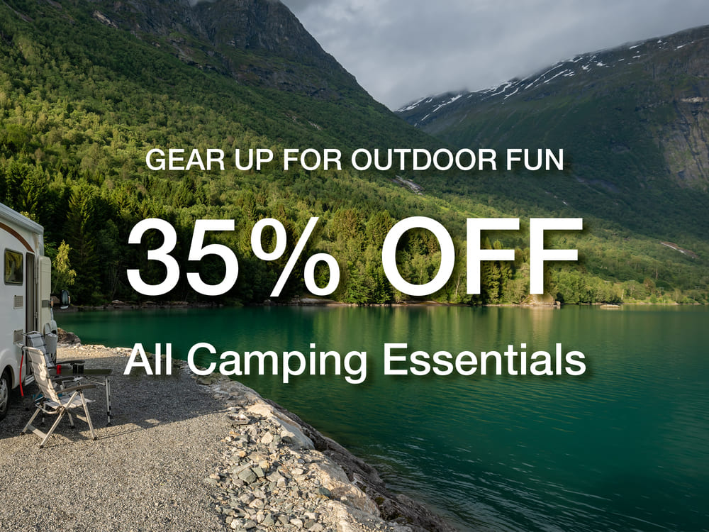 Enjoy 35% Off Camping Gear with code CAMP35 | Limited Time Offer!