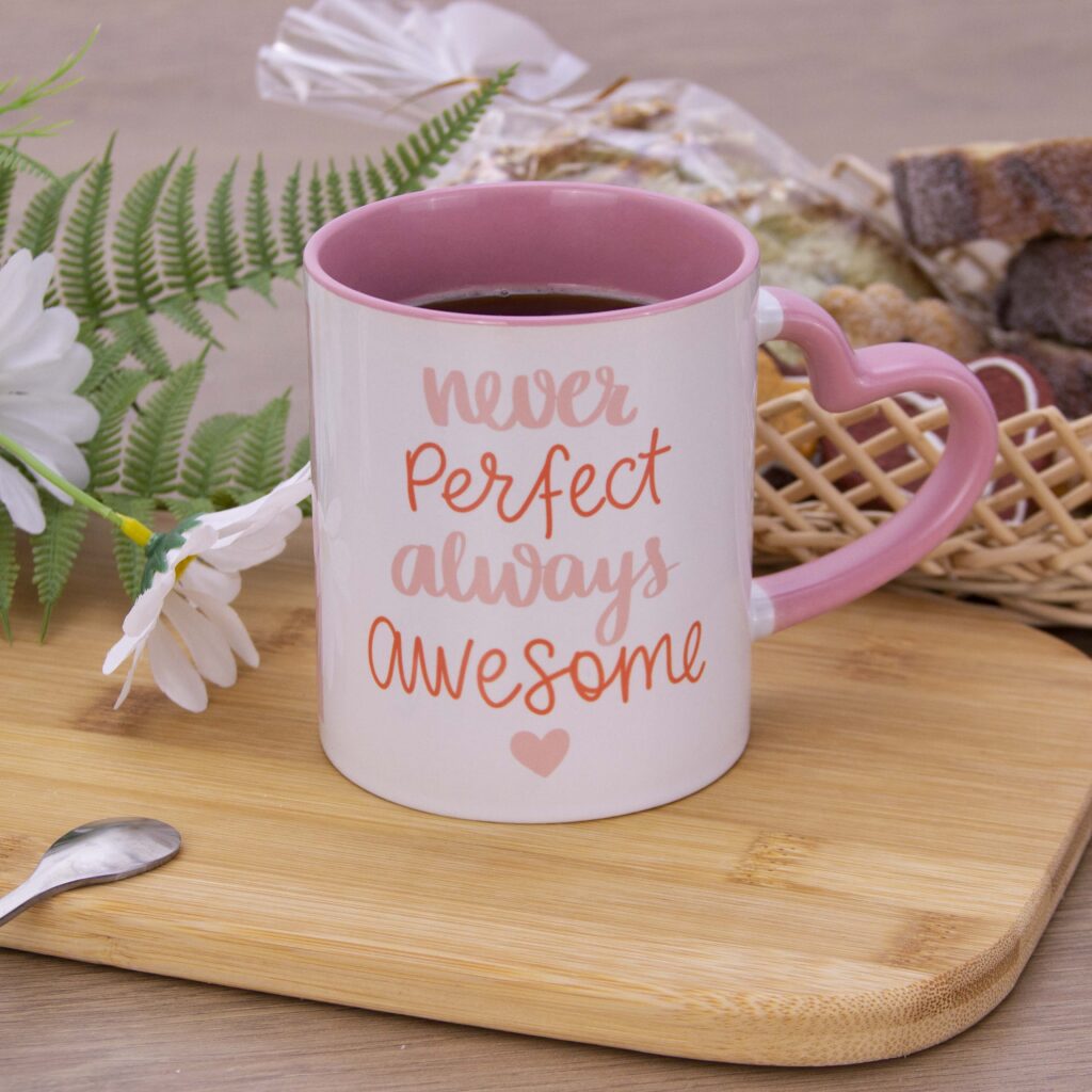 Custom Color Mugs with Heart handle | Personalized Mugs | VivoPrint