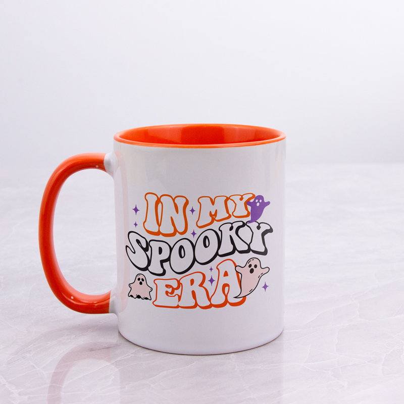11 oz In My Spooky Era Halloween Orange Color Mug