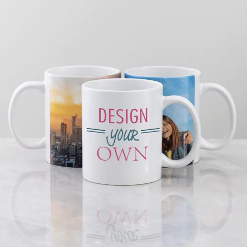 Custom 11 oz White Coffee Mug In Bulk with Photo | VivoPrint