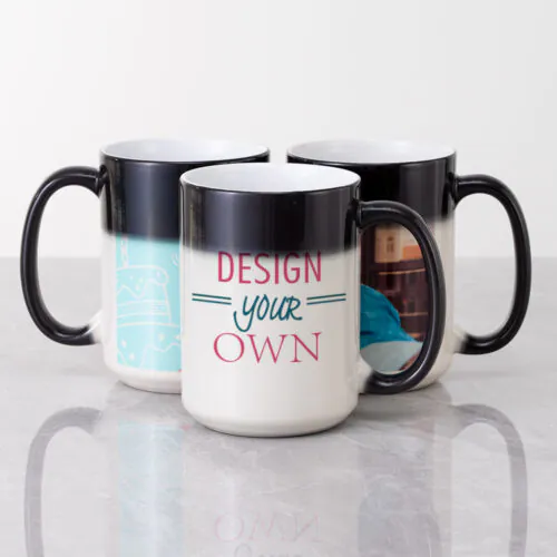15 oz Custom Color Changing Magic Mug | Personalized Magic Mug | VivoPrint